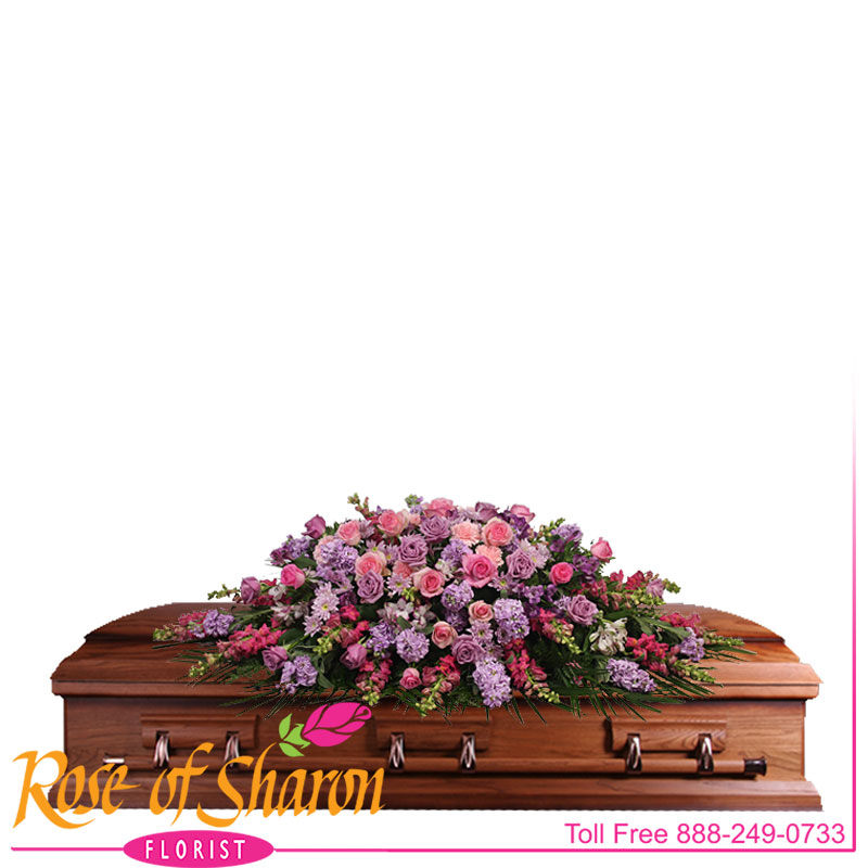 Catalog# 2754 - Lavender Reflections Casket Spray Santa Maria CA Local ...